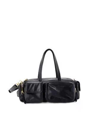 Miu Miu Multi Pocket Leather Shoulder Bag