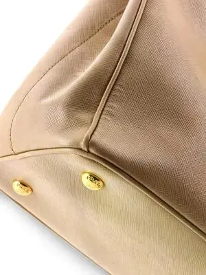 Prada Gardener's Saffiano Leather Medium Tote Bag - Neutrals