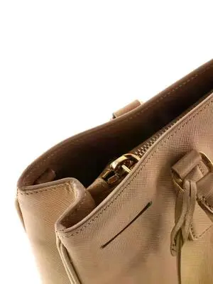 Prada Gardener's Saffiano Leather Medium Tote Bag - Neutrals