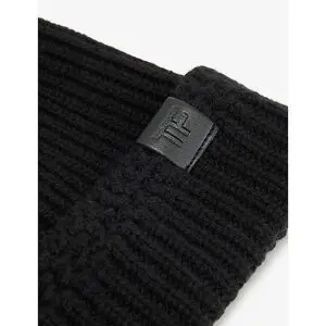 TOM FORD Ribbed Cashmere Beanie With Branded Tab