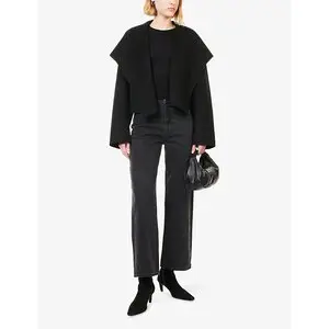 Dissh Cropped Wool-blend Coat