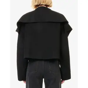 Dissh Cropped Wool-blend Coat