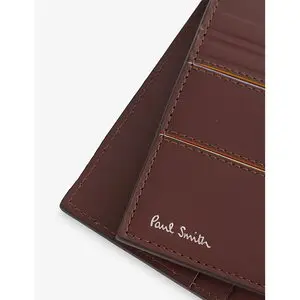 Paul Smith Stripe Compact Leather Billfold Wallet