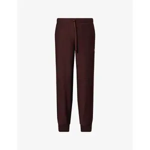 Carhartt Work In Progress American Script Tapered-leg Cotton-blend Jogging Bottoms - Palisander