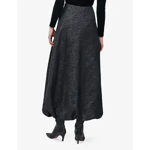 RO&ZO Puffball Woven Maxi Skirt