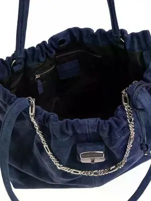 Marc Jacobs Cristina Suede Tote Bag - Blue