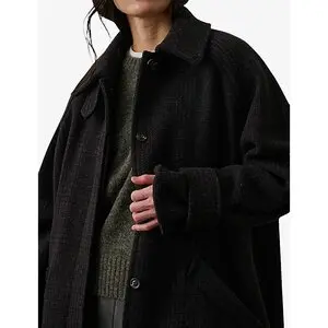 Soeur Berlin Checked Wool Coat