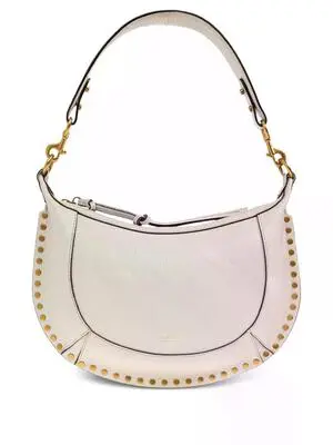 Isabel Marant Naoko Studded Leather Shoulder Bag - Neutrals