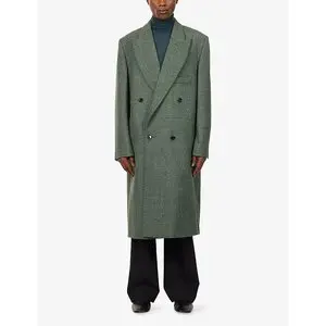 JW Anderson Peak-lapel Double-breasted Wool Coat