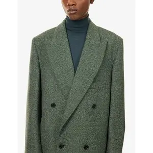 JW Anderson Peak-lapel Double-breasted Wool Coat