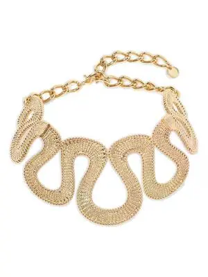 Carolina Herrera Wave Necklace - Gold