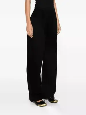 OPEN YY Volume Tuck Trousers - Black