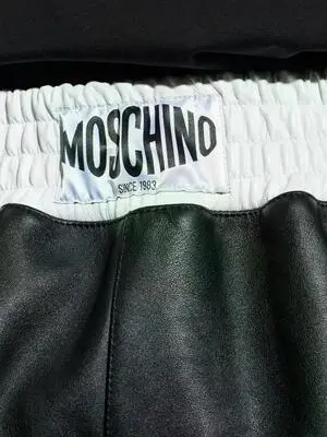 Moschino Leather Shorts