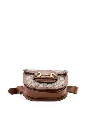 Gucci Horsebit 1955 Mini Crossbody Bag - Brown
