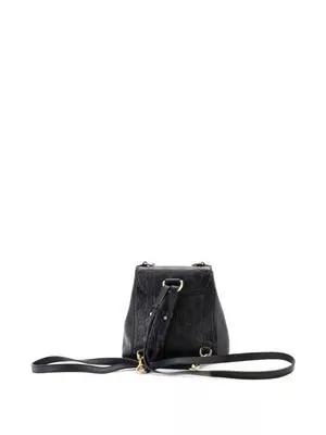 Gucci Padlock Sissima Leather Mini Backpack - Black