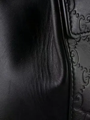 Gucci Padlock Sissima Leather Mini Backpack - Black