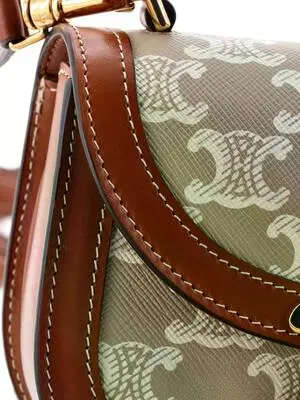 Celine Triomphe Besace Clea Top Handle Flap Bag