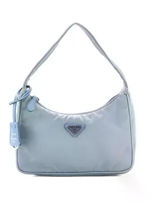 Prada Re-edition 2000 Tessuto Mini Hobo Bag - Blue