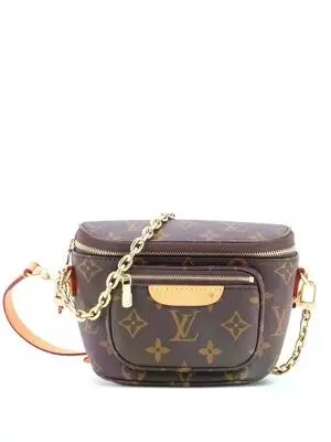 LOUIS VUITTON Bum Bag Monogram Canvas Mini Belt Bag