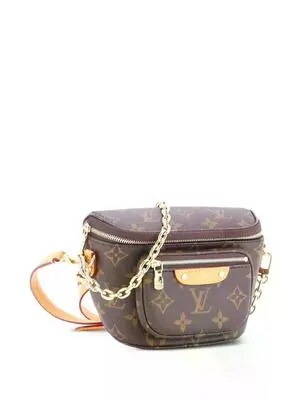 LOUIS VUITTON Bum Bag Monogram Canvas Mini Belt Bag