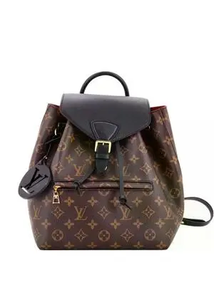 LOUIS VUITTON Montsouris Pm Backpack Monogram Canvas And Leather - Brown