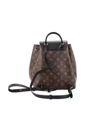 LOUIS VUITTON Montsouris Pm Backpack Monogram Canvas And Leather - Brown