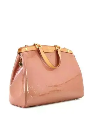 LOUIS VUITTON Brea Handbag Monogram Vernis Gm Tote - Neutrals