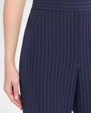 TOCCIN Gaia Pinstriped Flare Pants - Outsp