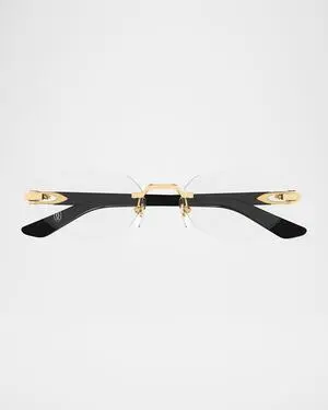 Cartier Metal Cat Eye Optical Frames - Gold