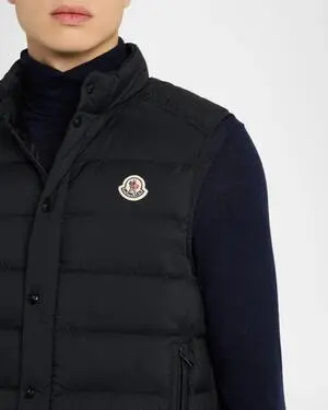 Moncler Barthe Down Vest - Black