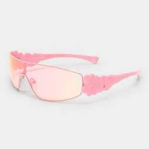 Le Specs Temptress Visor Sunglasses - Pink