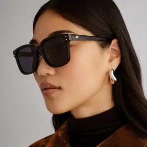 Le Specs Le Domino Square Sunglasses