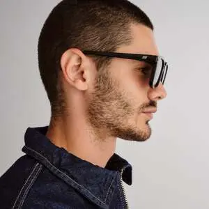 Le Specs Le Domino Square Sunglasses