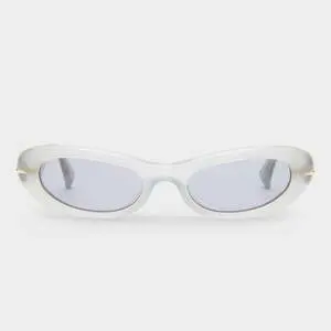 Le Specs Numero Uno Oval Sunglasses - Mist