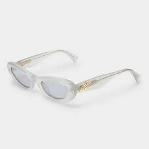 Le Specs Numero Uno Oval Sunglasses - Mist