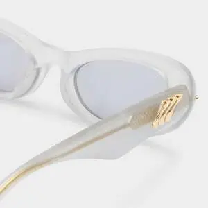 Le Specs Numero Uno Oval Sunglasses - Mist