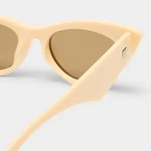 Le Specs Hypnosis Cat-eye Sunglasses - Ivory