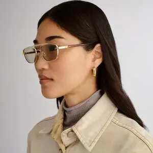 Le Specs Le Mimi Sunglasses - Gold