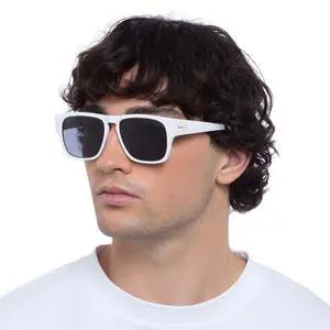 Le Specs Transmission Rectangle Sunglasses