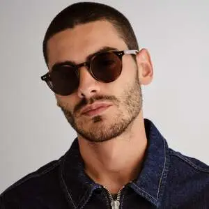 Le Specs Galavant Round Sunglasses - Tort
