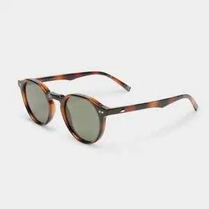 Le Specs Galavant Round Sunglasses - Tort