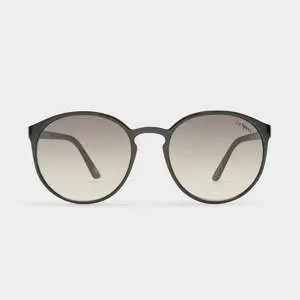 Le Specs Swizzle Round Sunglasses - Black