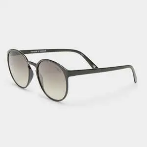 Le Specs Swizzle Round Sunglasses - Black