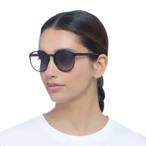 Le Specs Swizzle Round Sunglasses - Black