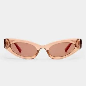 Le Specs The Stealth Cat-eye Sunglasses - Fudge
