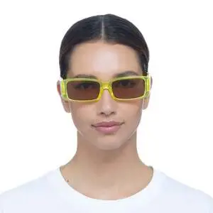Le Specs Cruel Intentions Rectangle Sunglasses