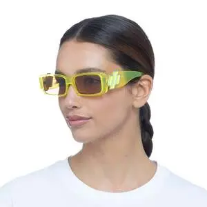 Le Specs Cruel Intentions Rectangle Sunglasses