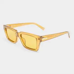 Le Specs Nocturnal Habit D-frame Sunglasses - Whiskey