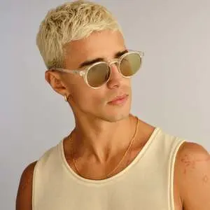 Le Specs Teen Spirit Deux Round Frame Sunglasses