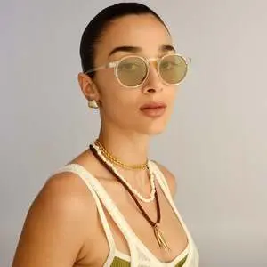 Le Specs Teen Spirit Deux Round Frame Sunglasses